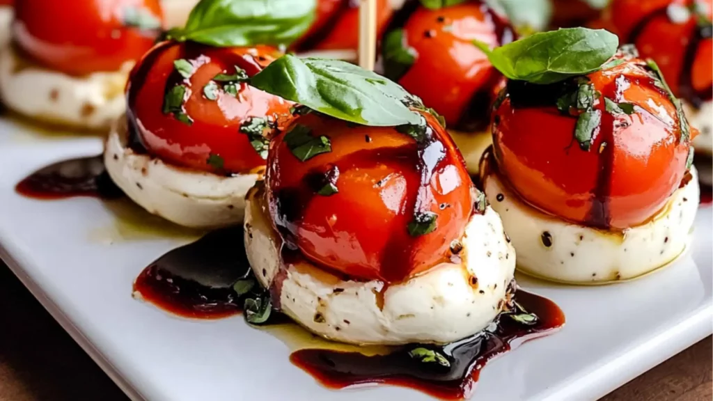 Irresistible Mini Caprese Bites Recipe - recipezed