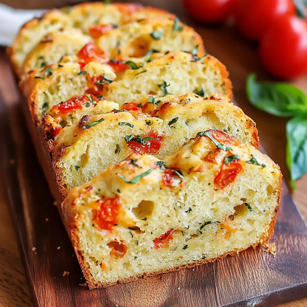 Savory Caprese Bread : A Fresh Italian Bread - recipezed