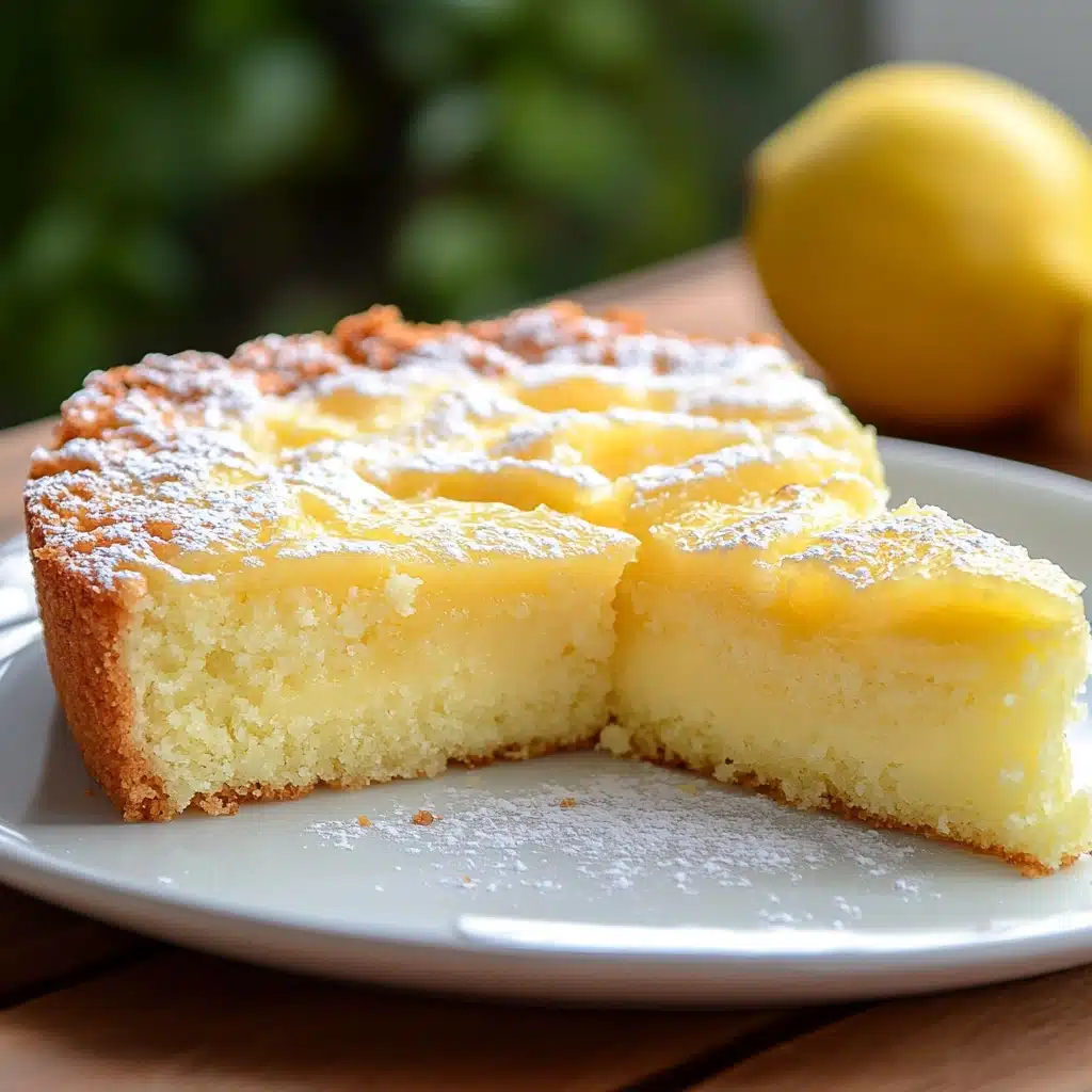 Lemon Custard Cake : A Magical Dessert - recipezed