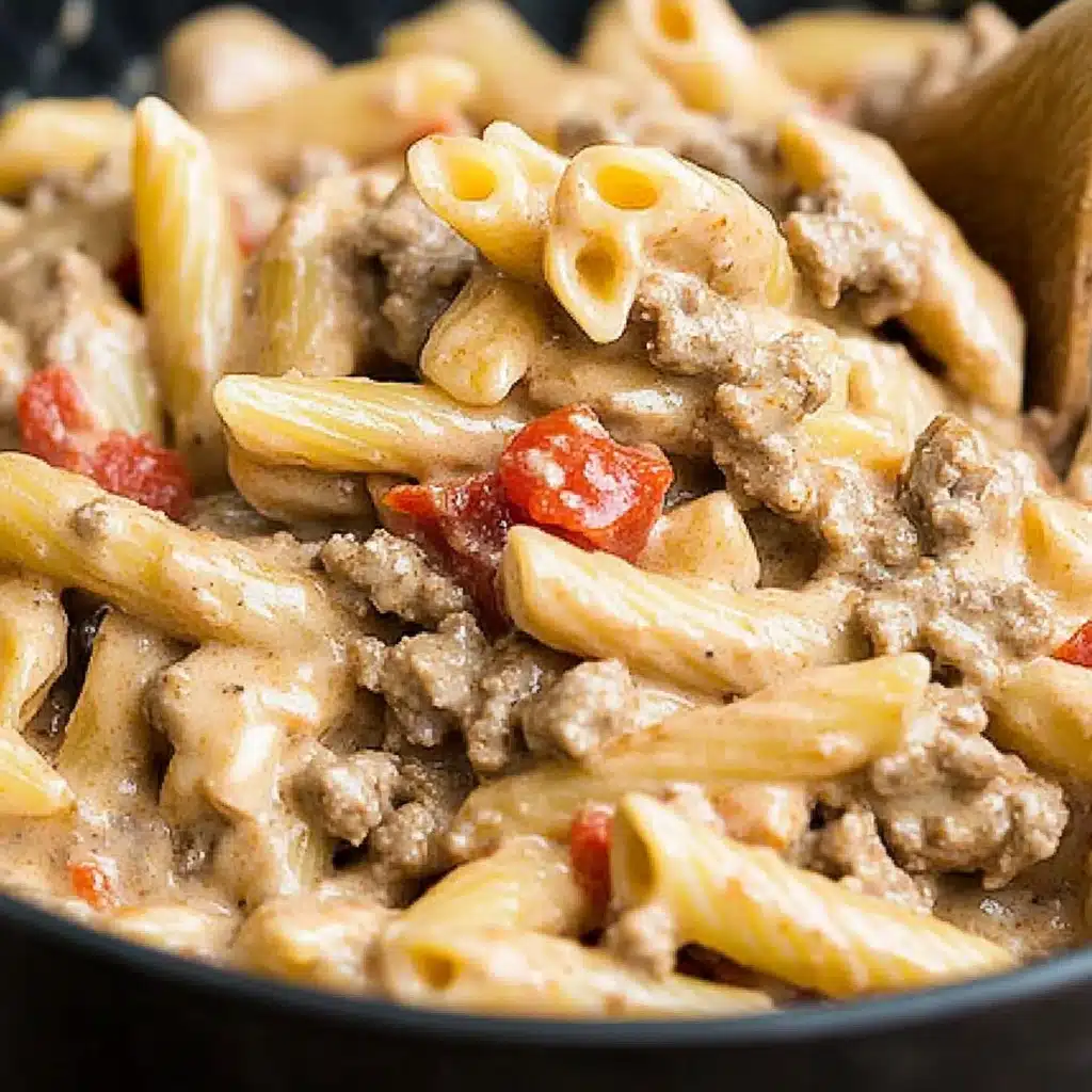 Creamy Rotel Pasta with Ground Beef : Ultimate & Easy