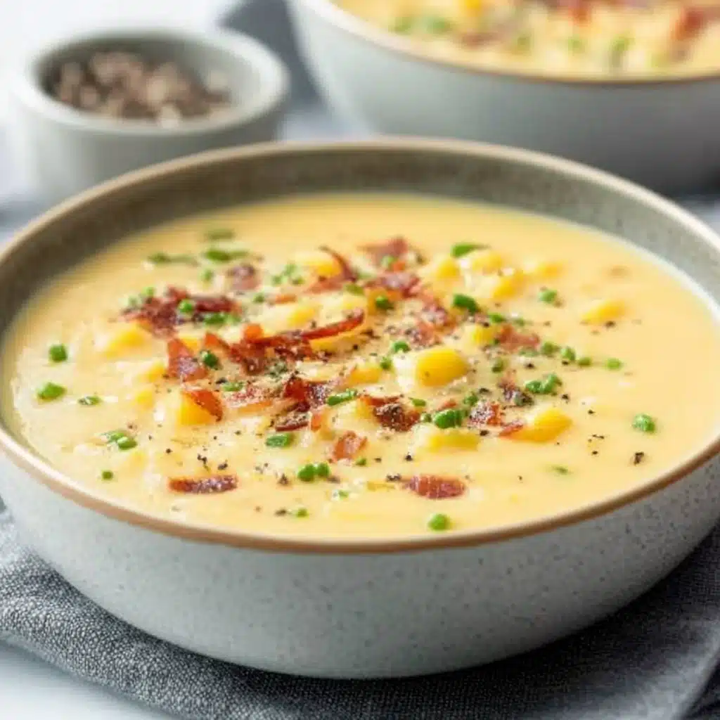 Irresistibly Comforting Cheddar Cheese Potato Soup : Easy & Hearty ...