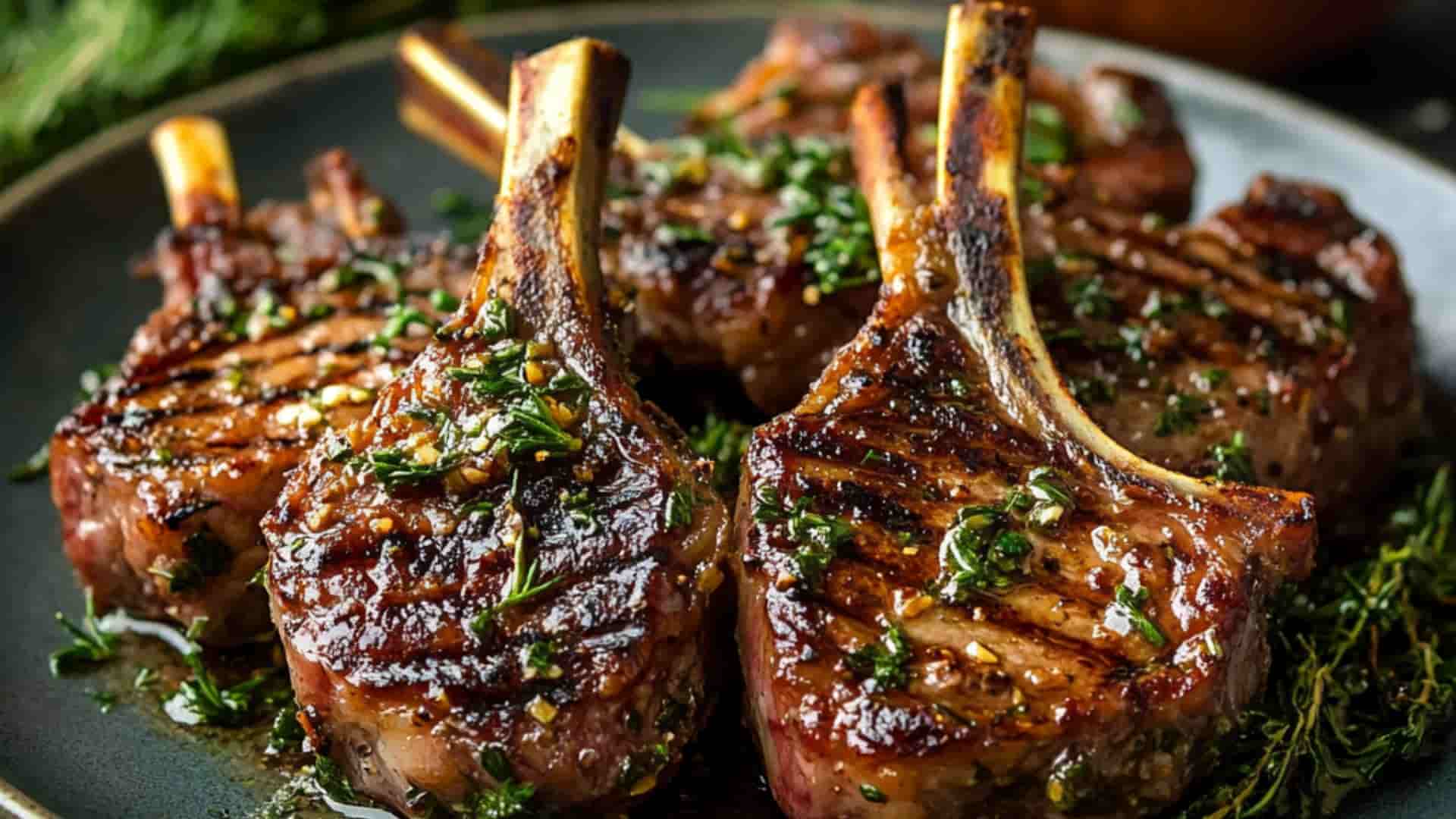 Juicy & Flavorful No Fail Grilled Lamb Chops with Rosemary Garlic ...